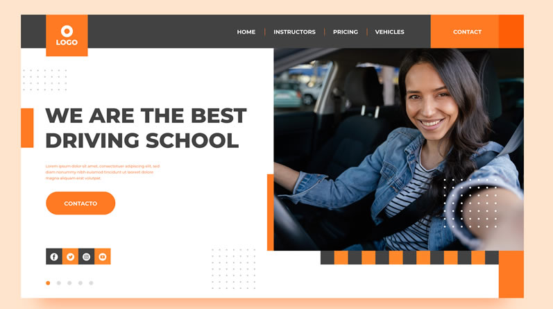 The Best Driving School Website in the US - Digit Web Ltd